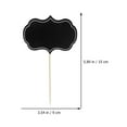 48 Pcs Buffet Food Labels Label Insert Chalkboard Picks 15.00X9.00X0 ...