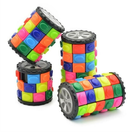Rotate Slide Cylinder Magic Cube Colorful Babylon Tower Stress Relief ...