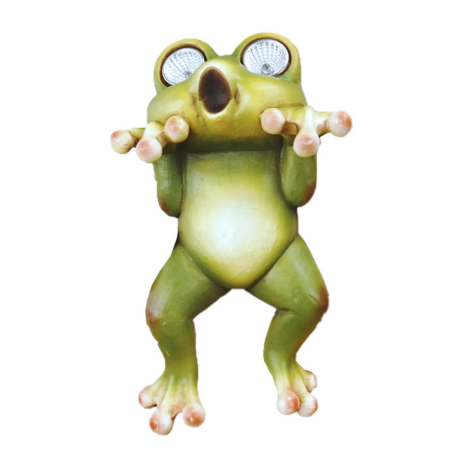 Yuedong Frog Solar Frogs Decorations Synthetic Resin Backyard Outdoor ...