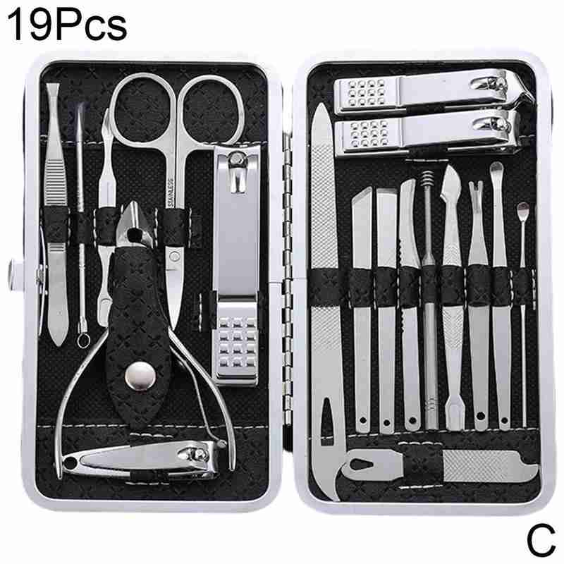 Professional Steel Nail Tweezers Nail Cutting Pedicure Knife Trimmer ...