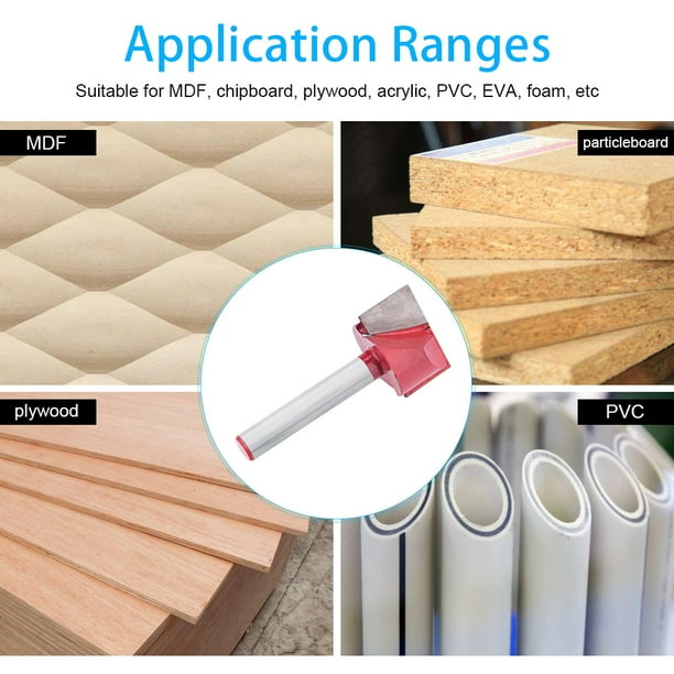 Router Bit,Engraving Cleaning Bottom Router Milling Cutter T Router Bit ...