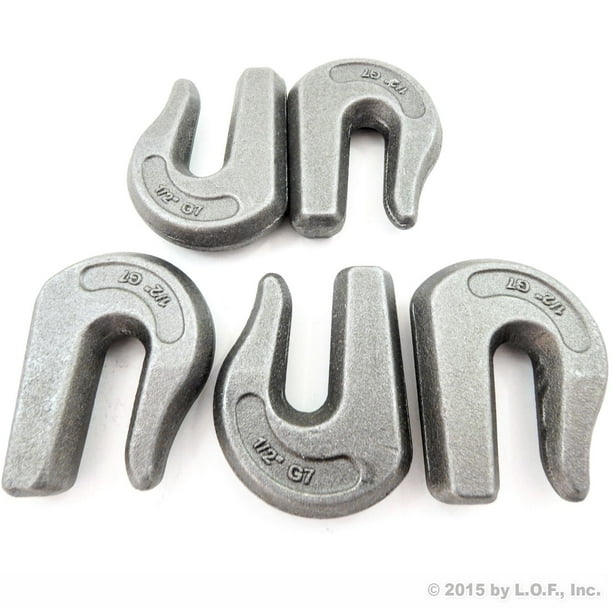 Red Hound Auto 5 Forged 1/2 Inches Weld on Grab Chain Hooks - Grade 70 ...