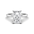 2.5 Ct Lab Grown Diamond Engagement Ring for Women, IGI Certified D ...