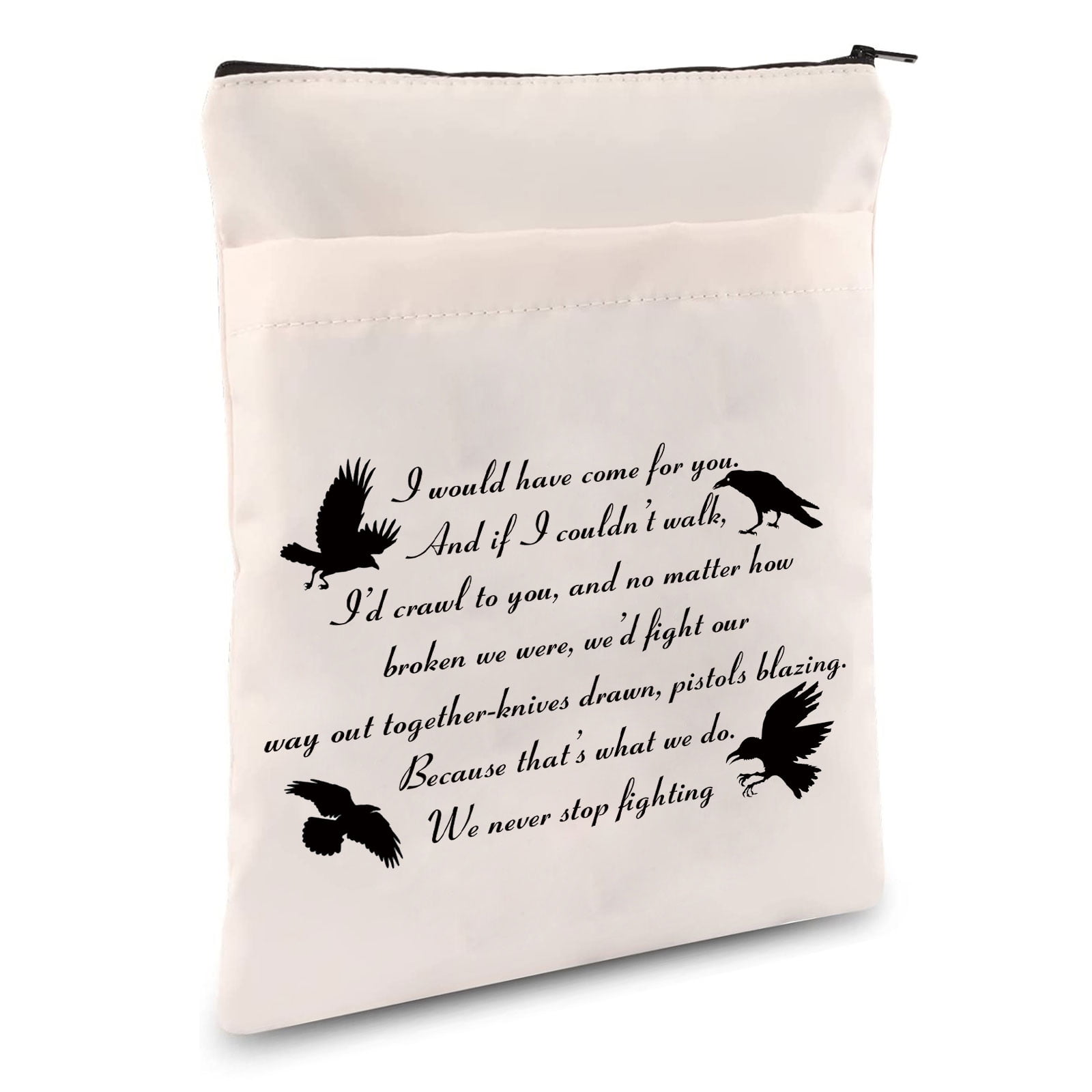 Crow Lover Gift Crow Gift I Would Have Come for You Book Sleeve Raven ...