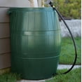 FCMP Outdoor Raincatcher 4000 Rain Barrel, Flat-Back Rainwater Catcher ...