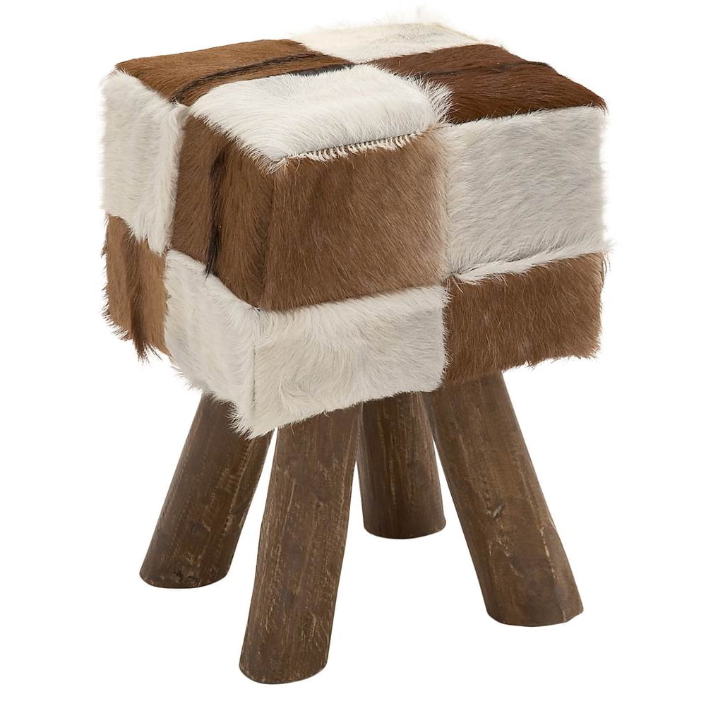 Distinctive Square Wooden Foot Stool - Walmart.com - Walmart.com