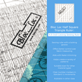 Bloc Loc~4.5'' Half Square Triangle Ruler, Acrylic Ruler - Walmart.com