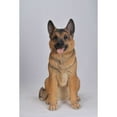 Hi-Line Gifts 21" Large Sitting German Shepherd Outdoor Garden Statue ...