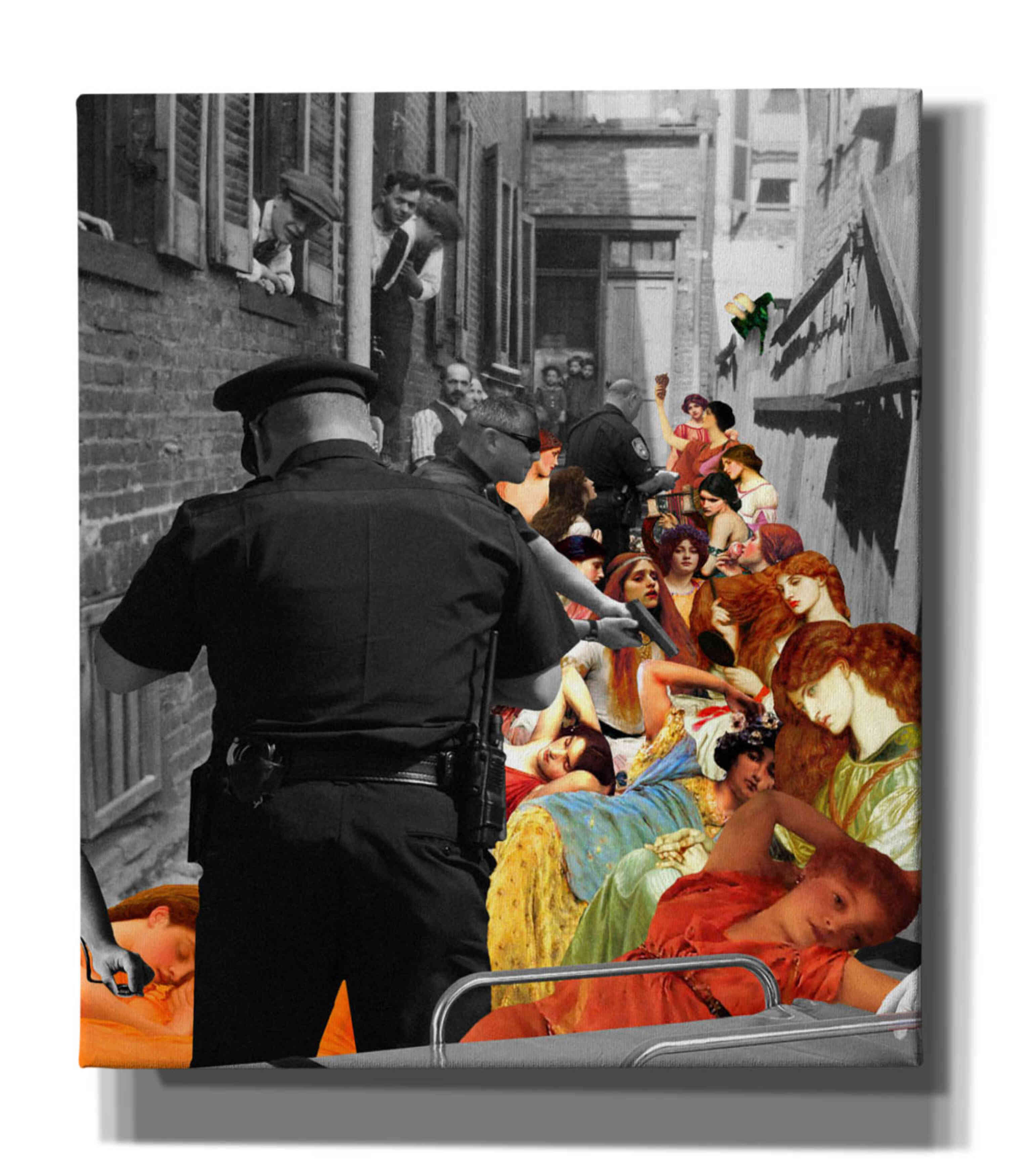 Epic Graffiti 'Crackdown' by Barry Kite, Canvas Wall Art, 26"x30 ...