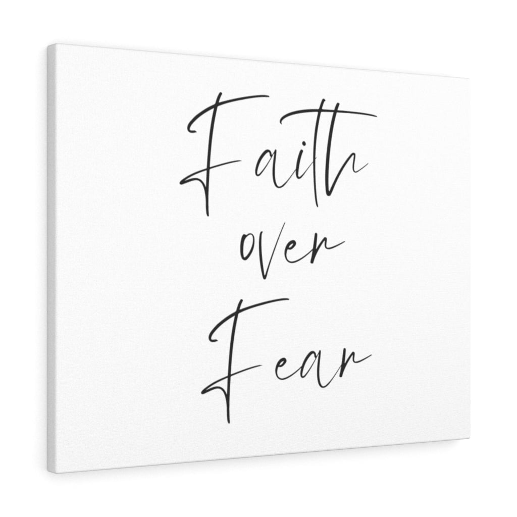 Scripture Walls Faith Over Fear Bible Verse Canvas Christian Wall Art ...