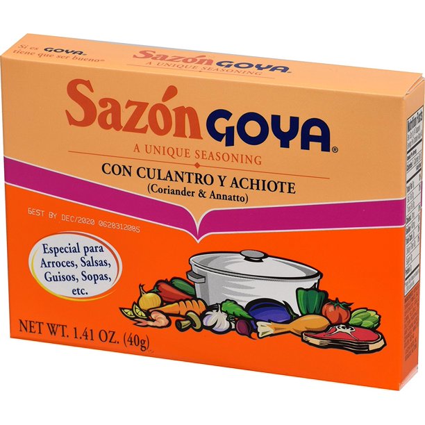 Sazon Goya Con Culantro Y Achiote 1.41 Oz (Pack of 6) - Walmart.com