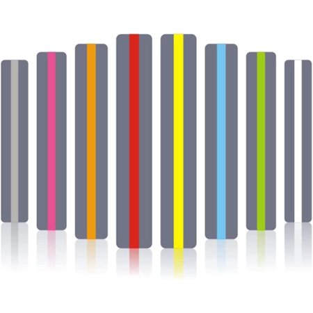 16 Pcs Reading Ruler Dyslexia Guided Reading Strip, Colored Highlight ...