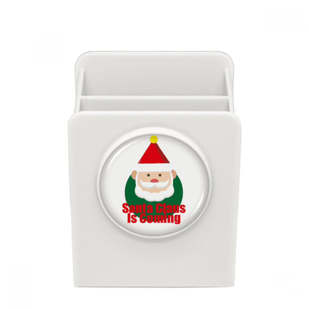 Santa Claus Happy Art Deco Fashion Desk Pencil Holder Cup Pen Organizer ...