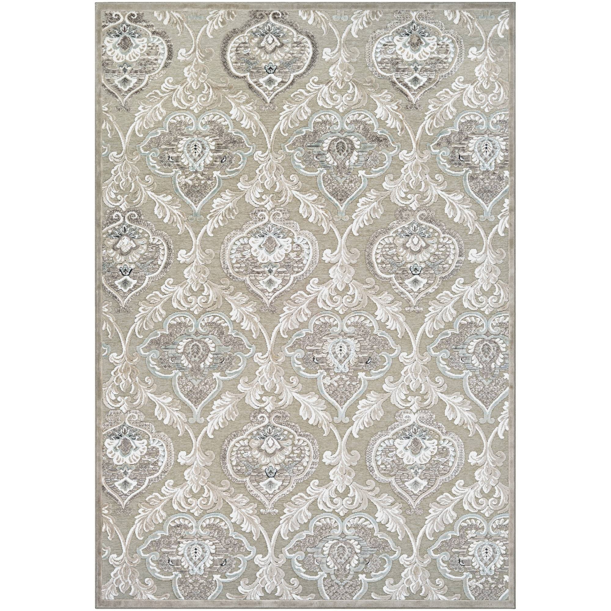 Couristan Cire Renaissance/Mushroom-Antique Cream Rug, Multiple Sizes ...