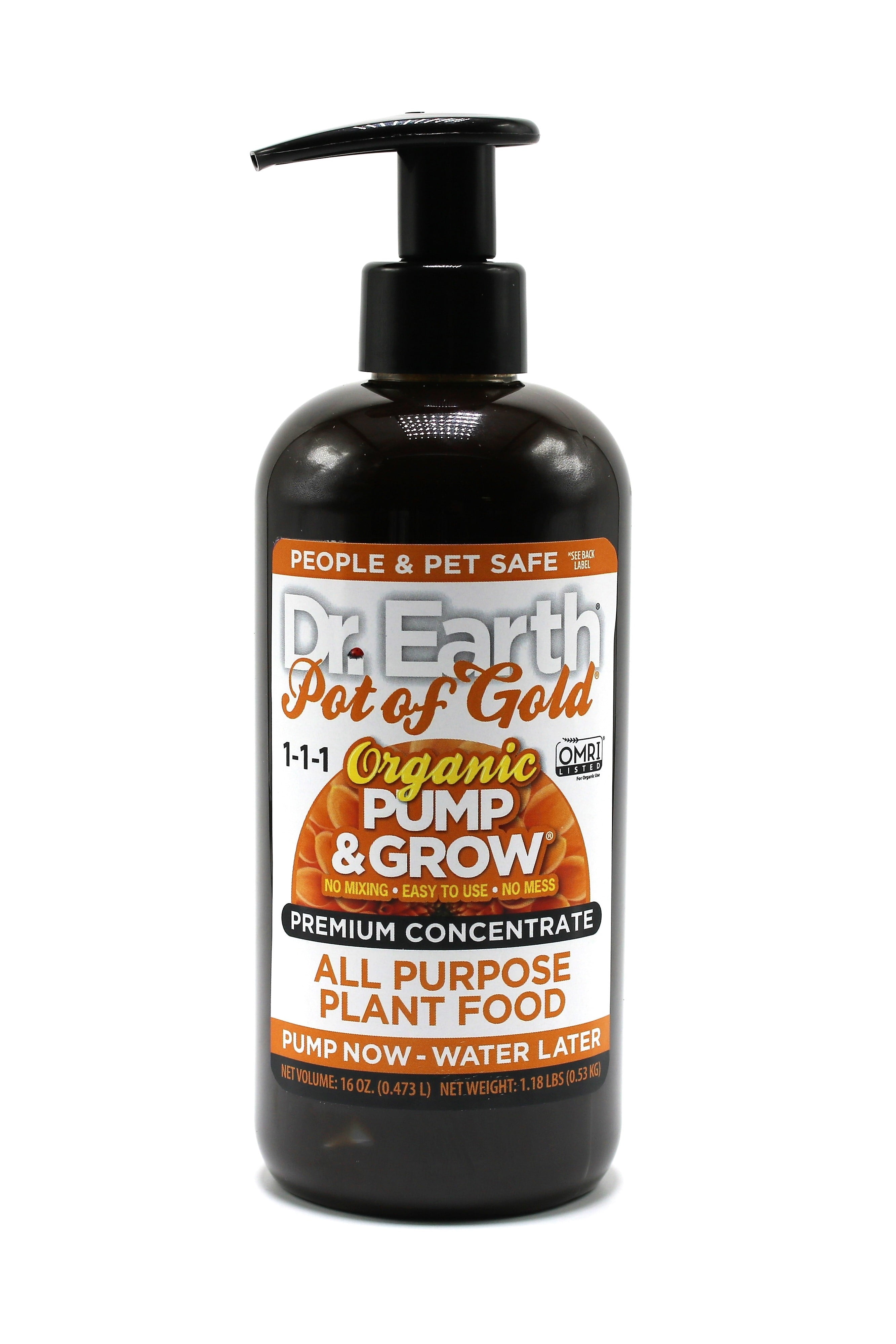 Dr. Earth Organic & Natural Pump & Grow Pot of Gold All Purpose Plant ... Dr. Earth Organic & Natural Pump & Grow Pot of Gold All Purpose Plant ...