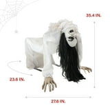Haunted Hill Farm Lifesize 35" Animatronic Possessed Woman with Lights ...