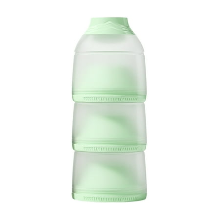 Romacci 3 Compartment Milk Powder Storage Box Stackable Powder Formula ...