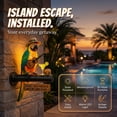 Parrot Heads Paradis Solar Wall Lamp Wastin' Away Again Island Style ...