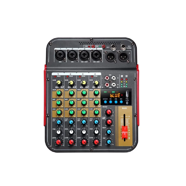 Consola Mezclador Audio Bluetooth Usb Mixer De 6 Canales | Bodega ...