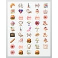 35pcs-50pcs Chic Stickers Stationery Stickers Retro Teacher Reward ...