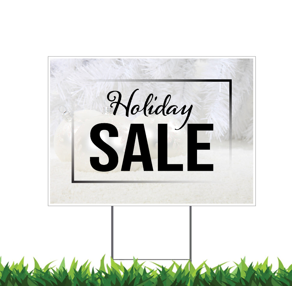 Holiday Sale Sign, Retail Sale Sign, Yard Sign, 18x12, 24x18, 36x24, H ...