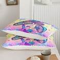 Mushroom Comforter Set Queen,Colorful Mushroom Bedding Sets,Trippy ...