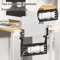 Space Saving Desk Edges Mount with Clamp Cable Management Organizers ...