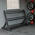 Titan Fitness 3 Tier Dumbbell Rack, Multi-Level Weight Storage Stand ...