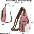 Canvas Sling Bag body Backpack Shoulder Casual Rucksack for Men Women ...