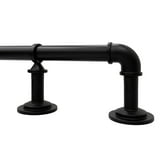 Better Homes & Gardens 1" Industrial Pipe Single Curtain Rod, 42-120 ...