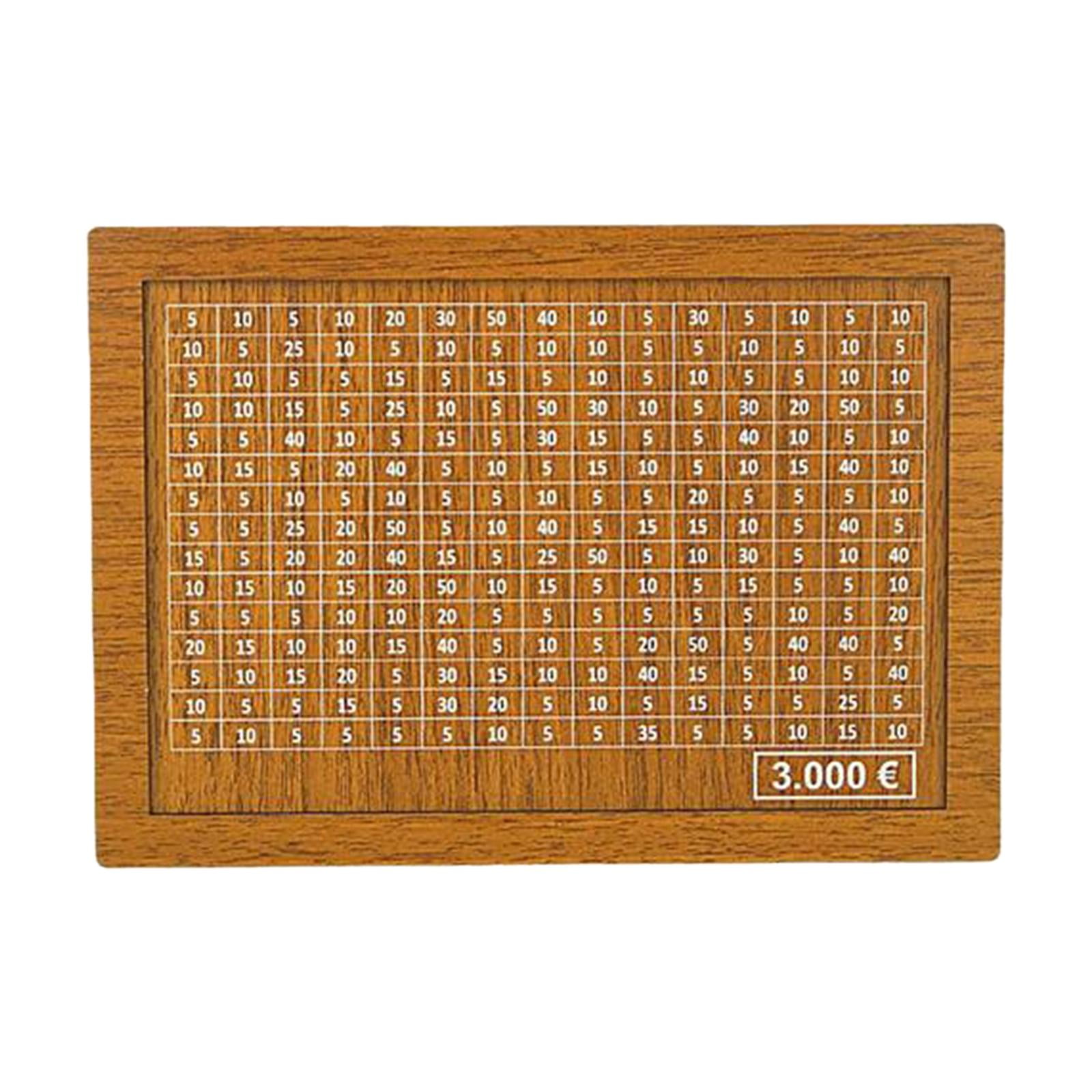 Caja De Dinero De Madera Artesanía Reutilizable Exhibición Hucha Para ...