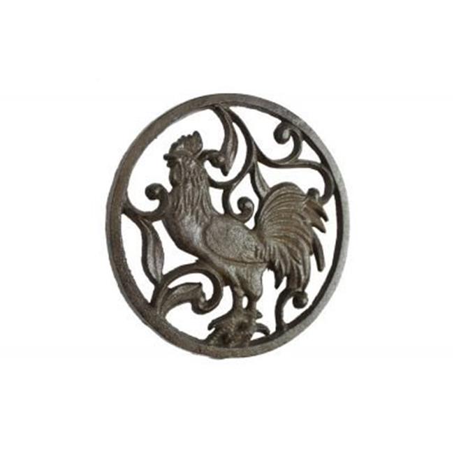 8 in. Cast Iron Rooster Trivet - Walmart.com