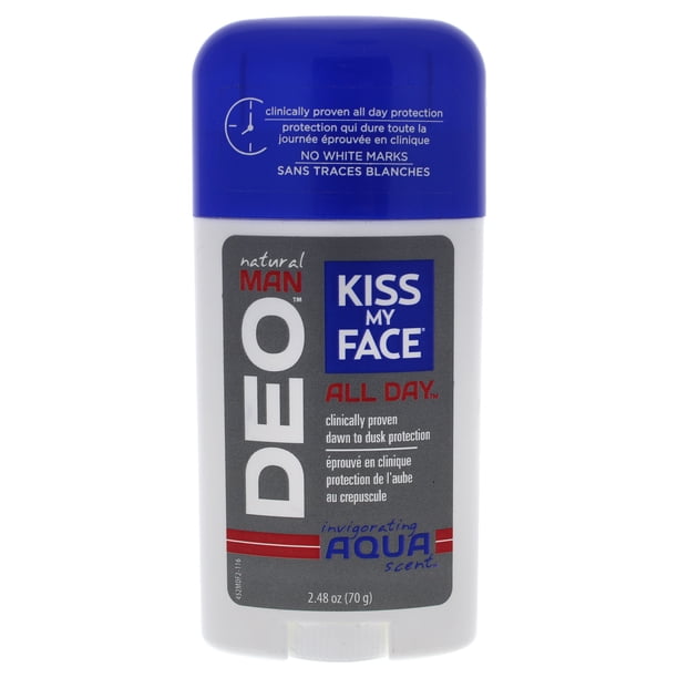 Desodorante en barra Kiss My Face Kiss My Face Natural Man Invigorating ...