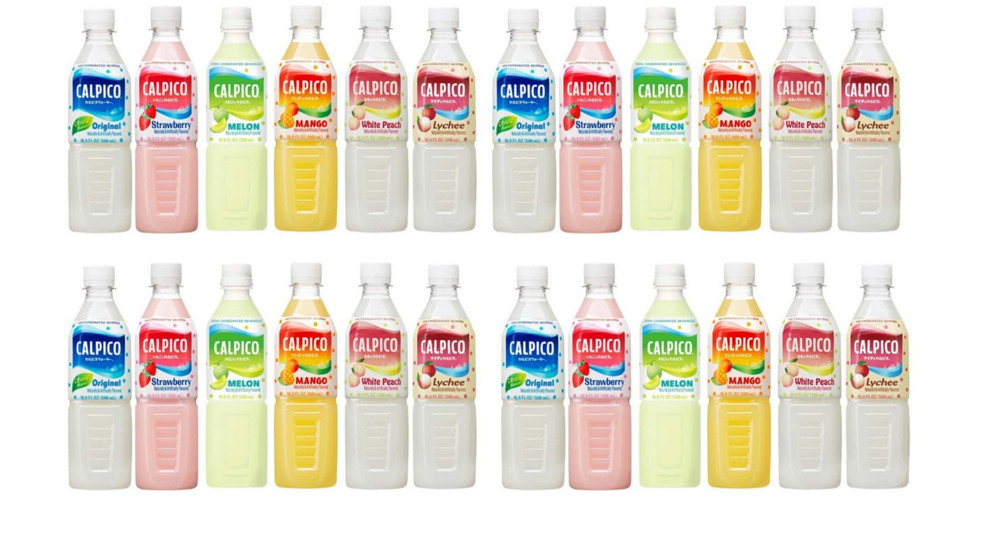 CALPICO Non-Carbonated Drink, Japanese Beverage Contains Juice Concentrate (Original, Mango ...