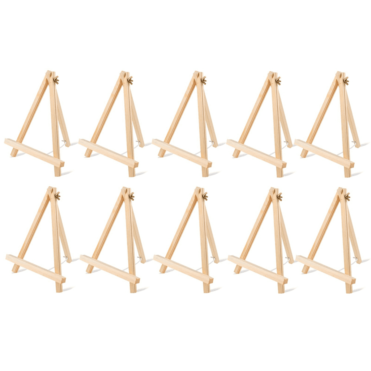 Click here for Unbranded 10pcs Wood Easels  9 Inches Tabletop Eas... prices