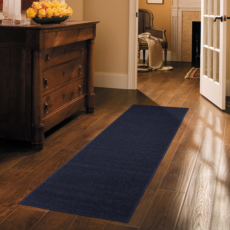 Mainstays Titan Solid Runner, Navy, 1'10.5" x 6' - Walmart.com