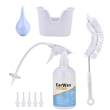 pitrice Ear Wax Removal Tool Kit Ear Wax Remover Washer Bottle System ...