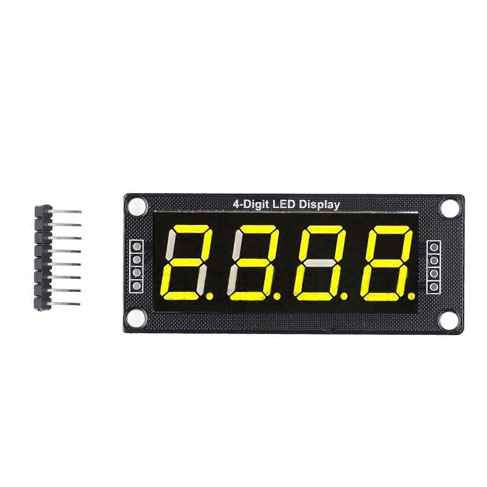 4Pcs LED Segment Digital Display Module 4 Bits 7 Segments PCB Clock ...