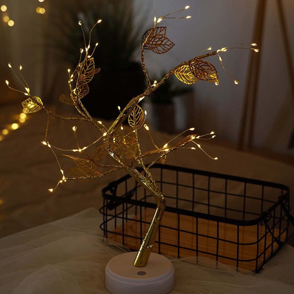 Bonsai Tree Light LED Shimmer Branches Battery and USB Operated ...