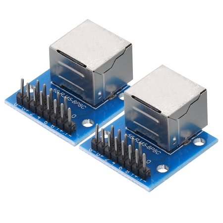 RJ45 Connector Horizontal Adaptor Test Board Port Adaptor Terminal with ...