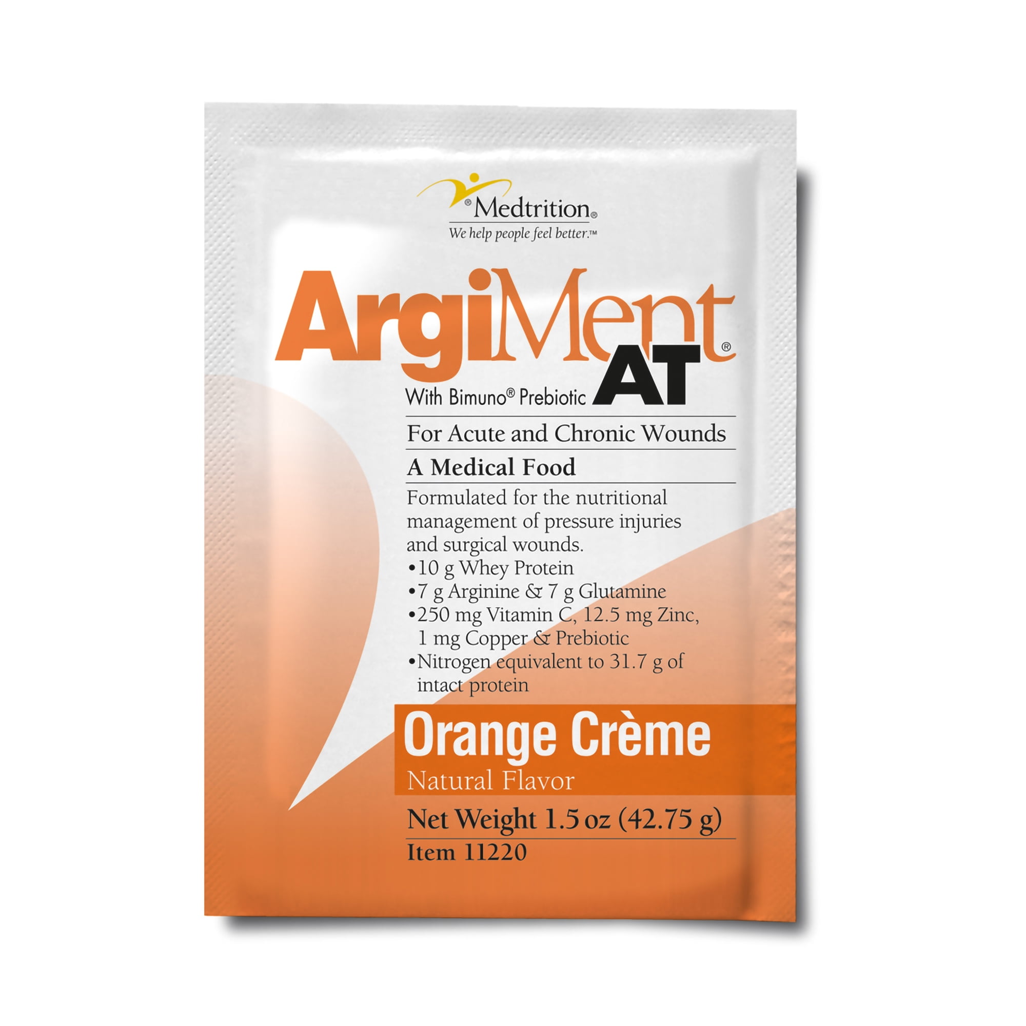 ArgiMent AT Oral Supplement Orange Creme 1.5 oz Packet 60 Ct - Walmart.com