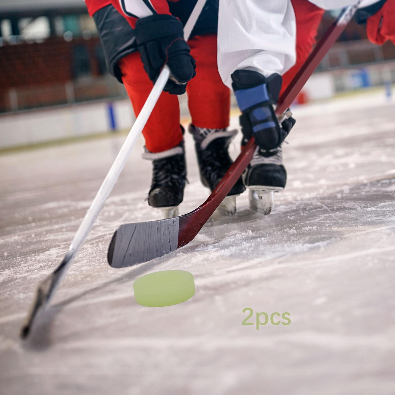 Click here for Colaxi 2x Ice Hockey Puck Glow In Dark Luminous Ga... prices