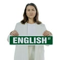 ENGLISH Classic Street Sign (2 Pack) teacher professor college school ...