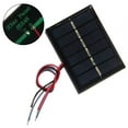 0.3W 3V Solar Panel Solar Epoxy Board With Wire Mini Solar Module ...