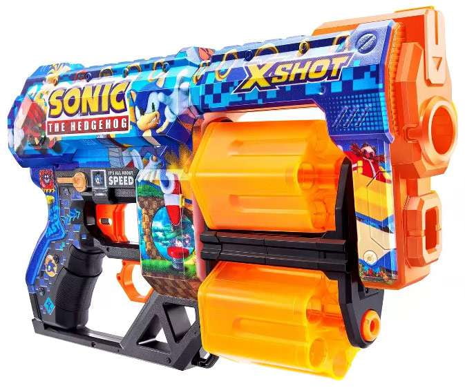 X-Shot Skinz Sonic the Hedgehog Blaster - Walmart.com