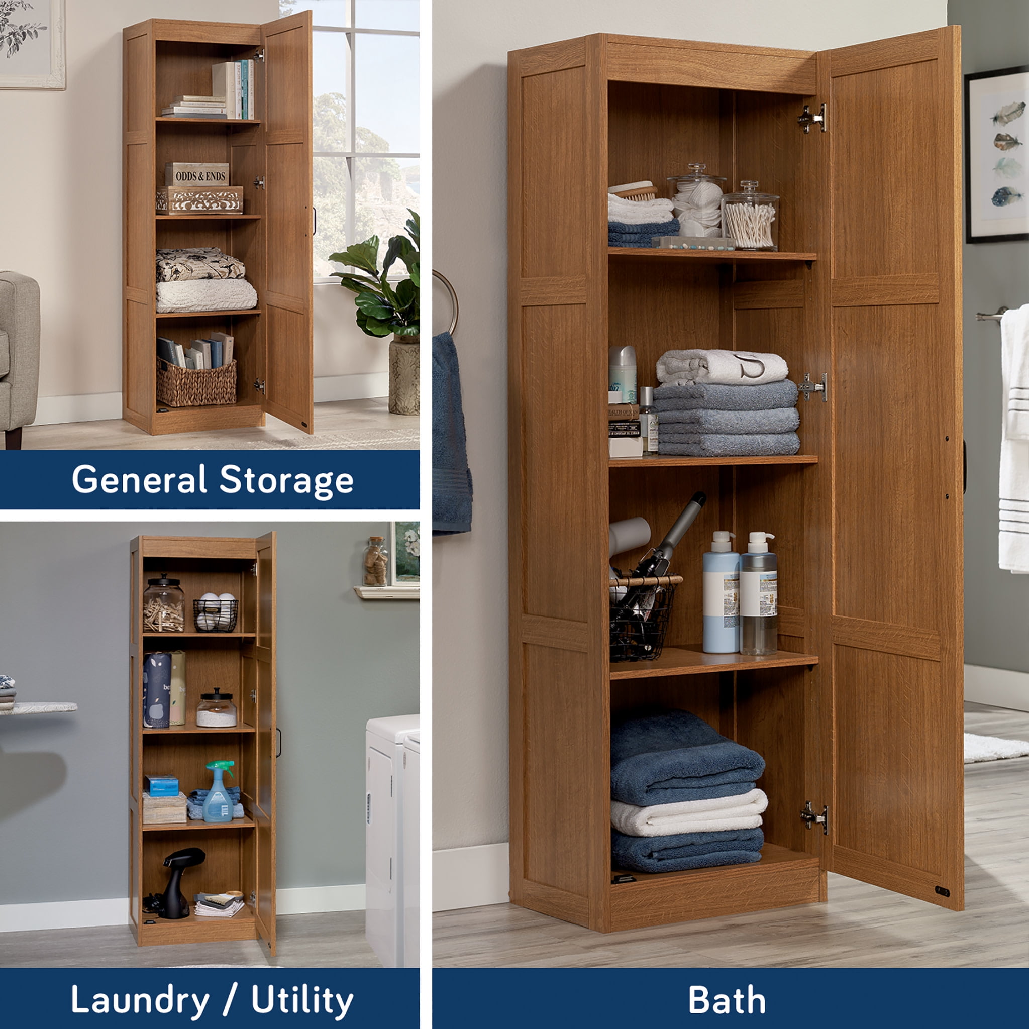 Sauder pantry & storage cabinets store