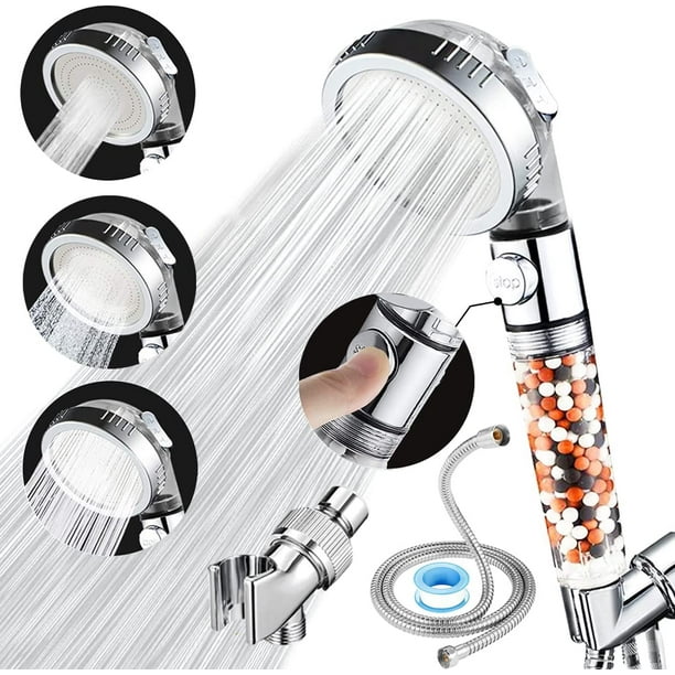 High Pressure Handheld Shower Head With Filter Shower Head Kits With