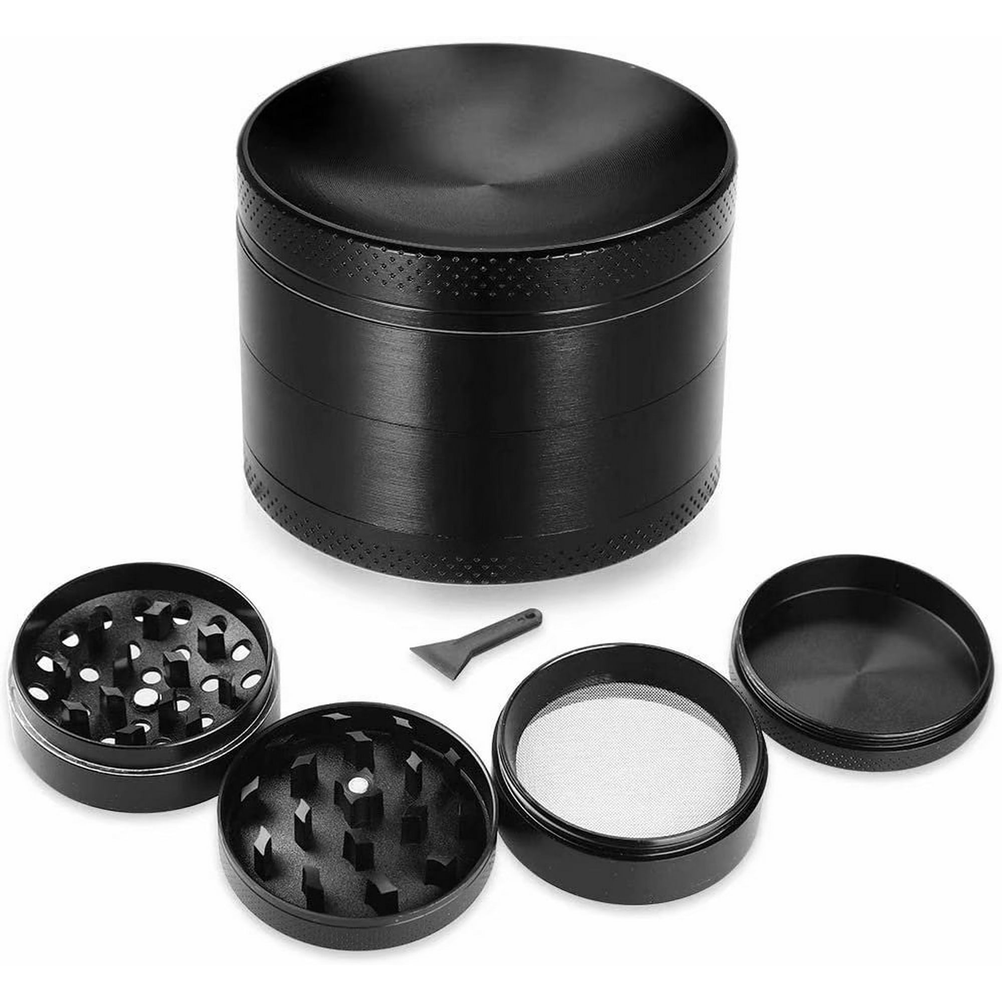Black Anodized Grinder 3.0 Inch Aluminum Spice Grinder - CNC Sharp ...