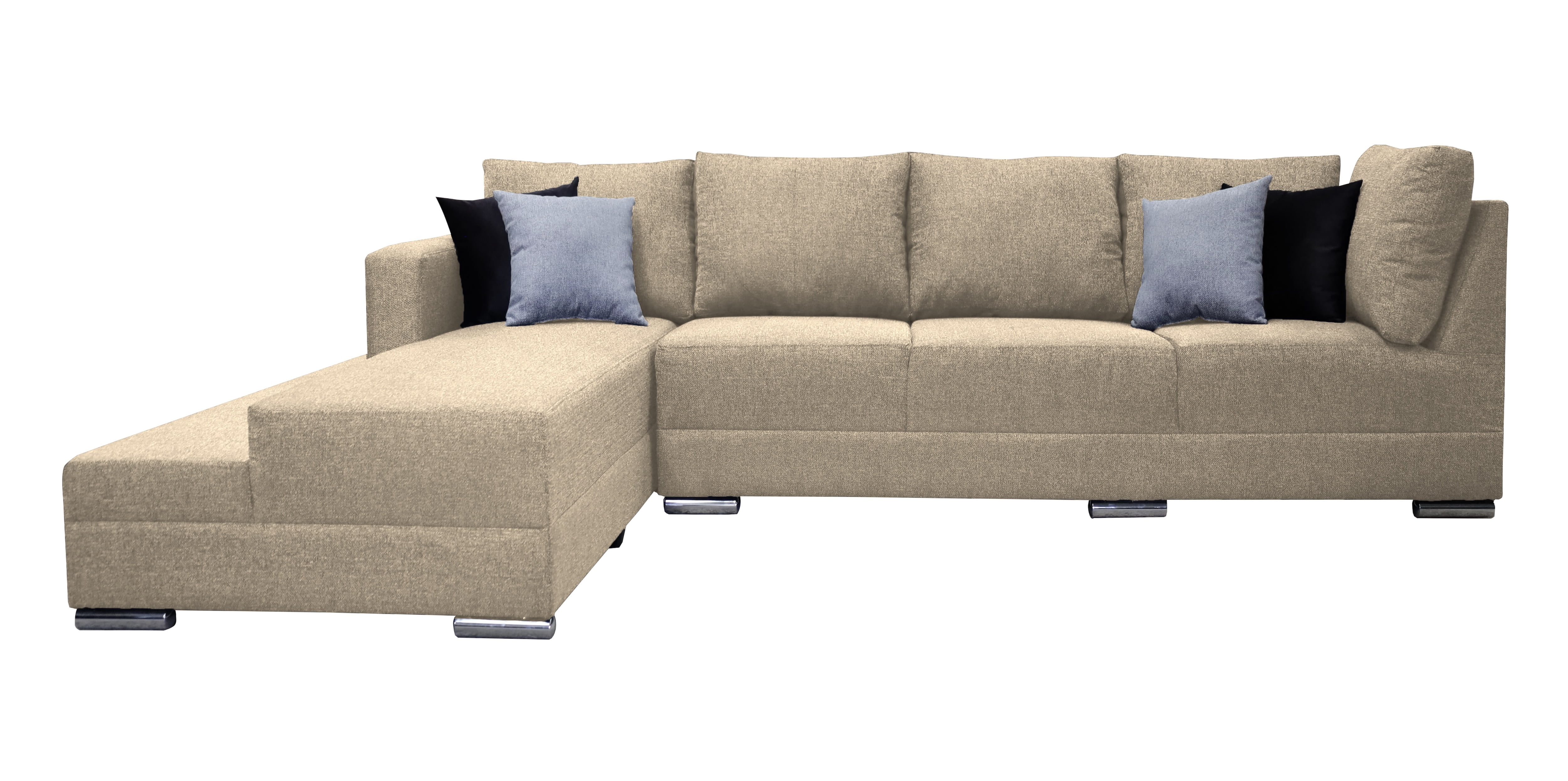 Sala esquinera El Bazar Store Aquiles Beige 315X200 cm, Lino nacional ...