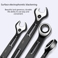 DualUse Plums Blossoms Open End Ratchets Wrenches 6mm-22mm Combination ...